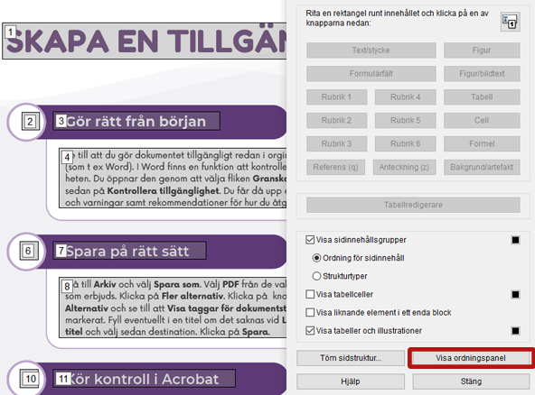 Logisk läsordning - DokuDesign